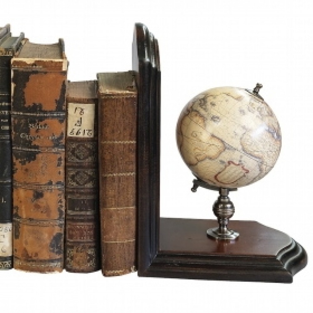 Globe Bookends